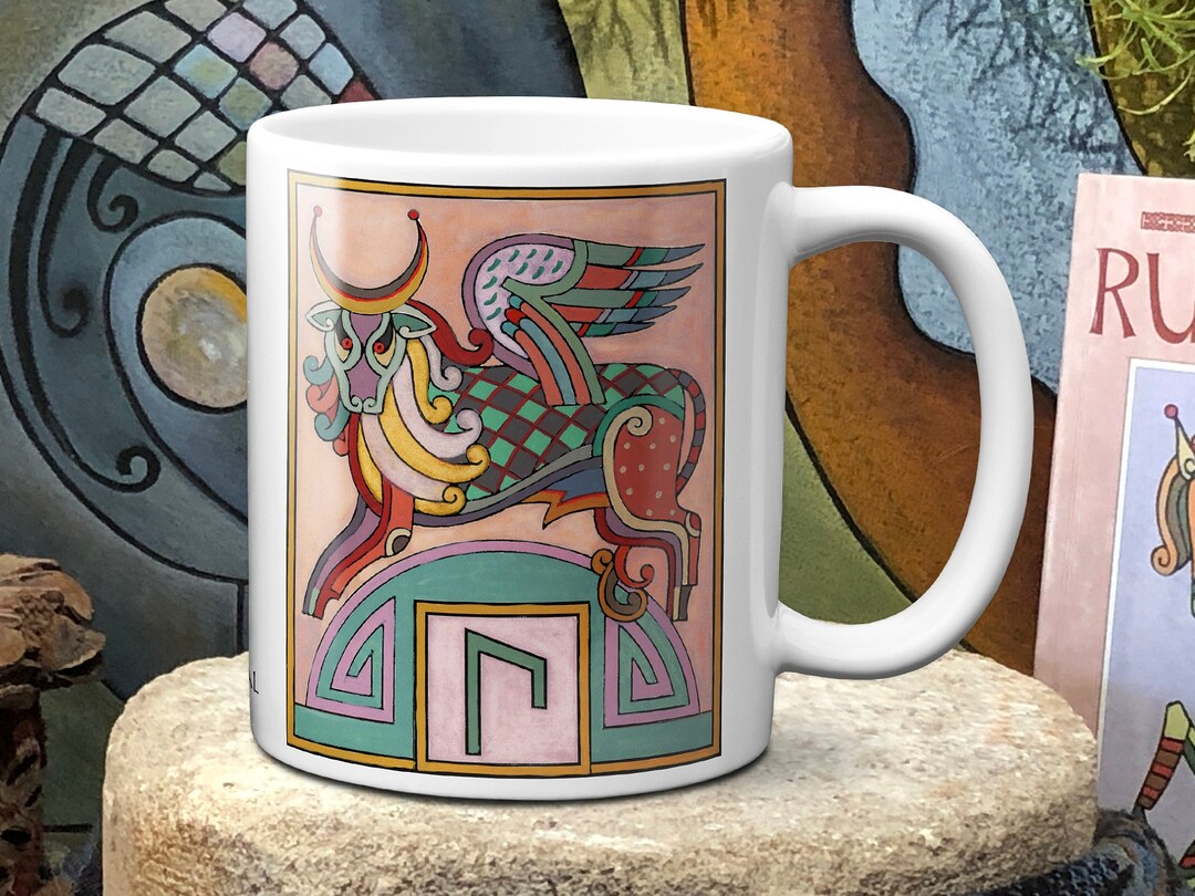 2 Uruz Rune Mug, Runestones, Futhark Runes, Runic Tarot, Coffee Mug ...