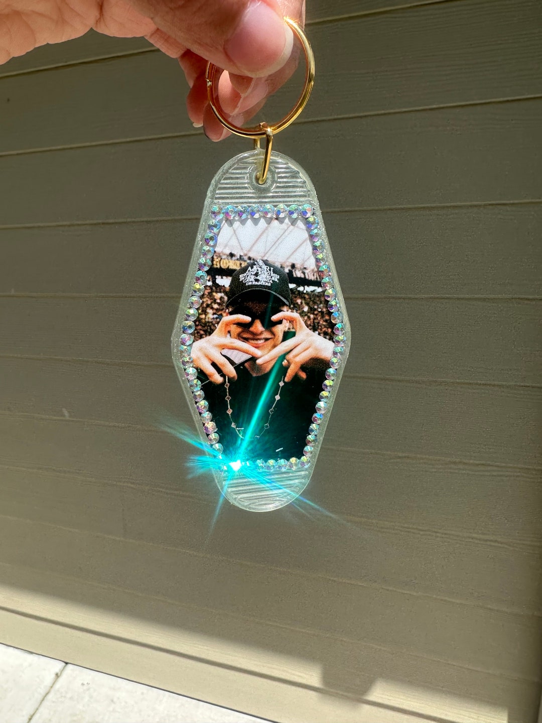 Peso Pluma Key Chain | Peso Pluma Motel Key Chain | Doble P | Motel Key ...