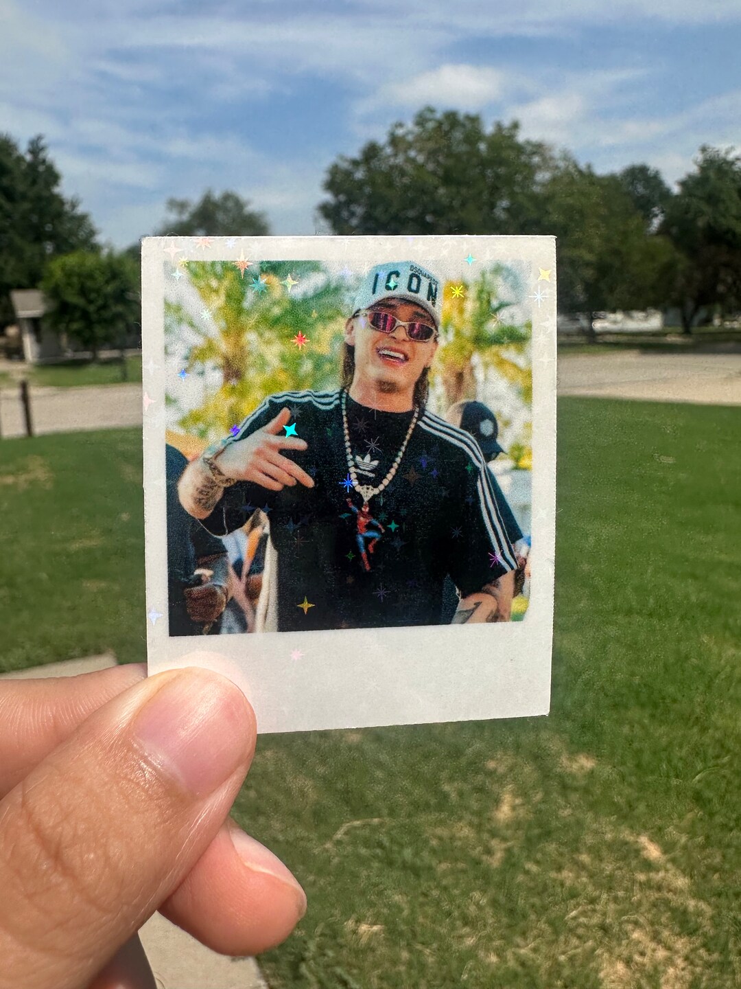 Peso Pluma Polaroid Stickers | Peso Pluma Stickers | Doble P Stickers ...