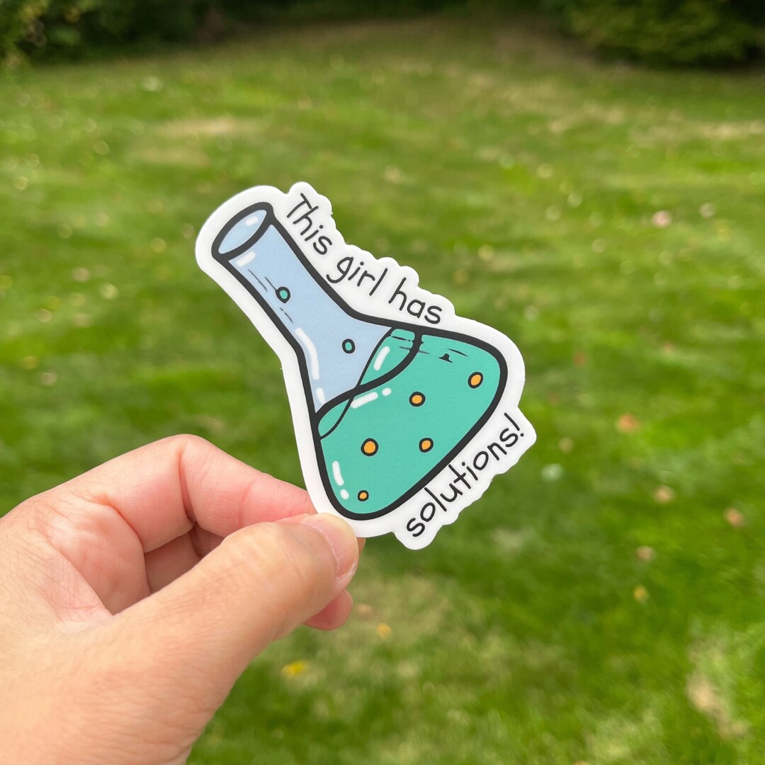 Chemistry Sticker Flask Sticker Sticker Gift Science - Etsy