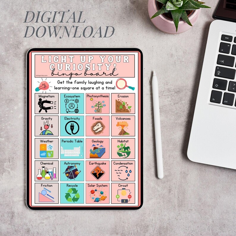 Printable Classroom Activity Teaching Resource Digital Download Science ...