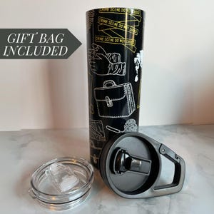 Custom Forensic Science Gift True Crime Junkie 20 Oz Stainless Steel ...