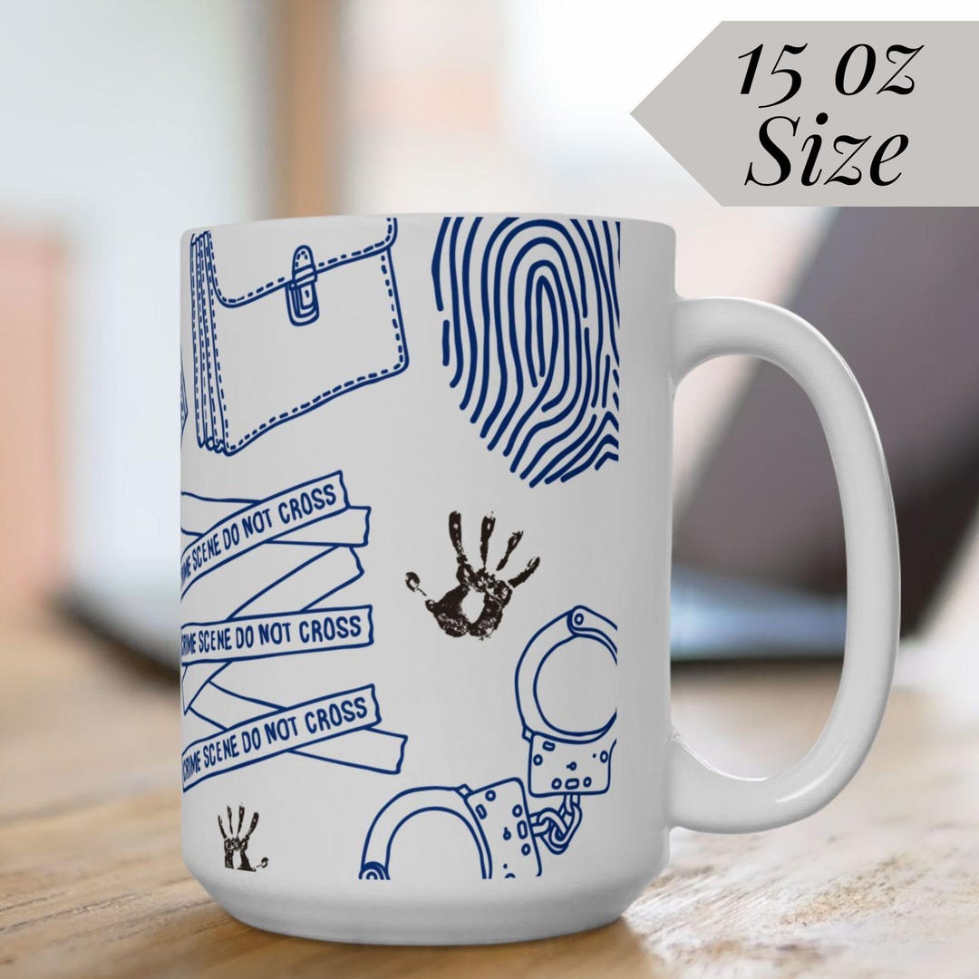 Forensic Science True Crime Mug Crime Scene Investigator Coffee Cup ...
