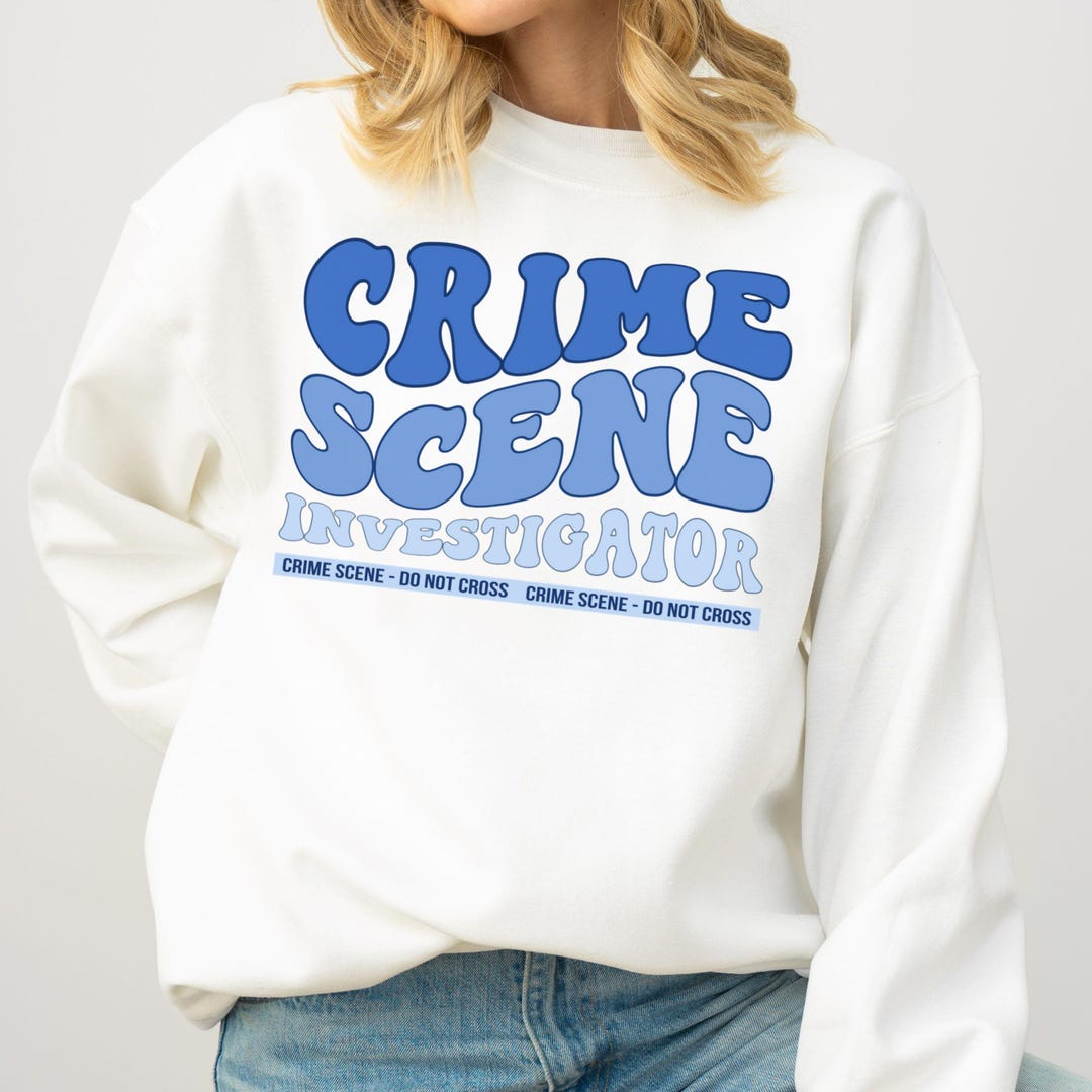 Matching Crime Scene Investigator Sweatshirts Forensic Science Team ...