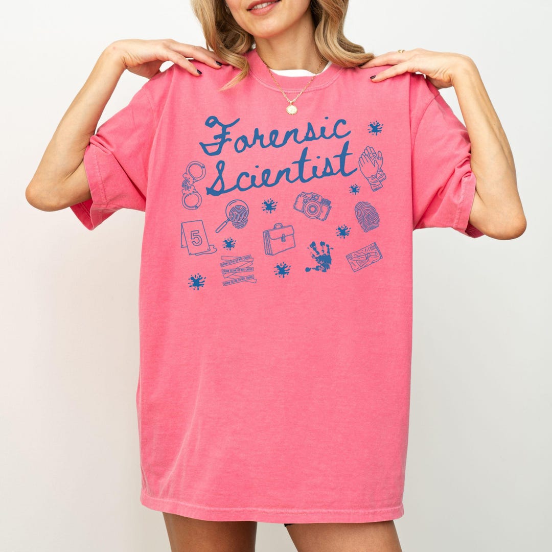 Forensic Science Student T-shirt College Lab Tech Tee Crime Scene Shirt ...