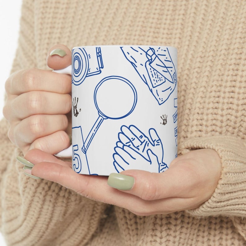 True Crime Fan Gift CSI Coffee Mug Forensic Investigator Gift Crime Lab ...