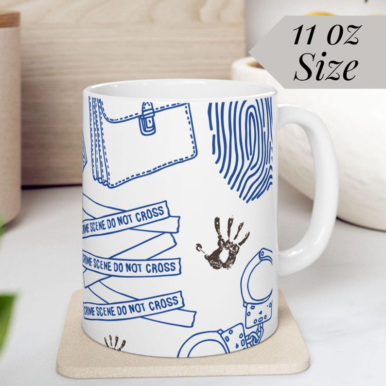 True Crime Fan Gift CSI Coffee Mug Forensic Investigator Gift Crime Lab ...