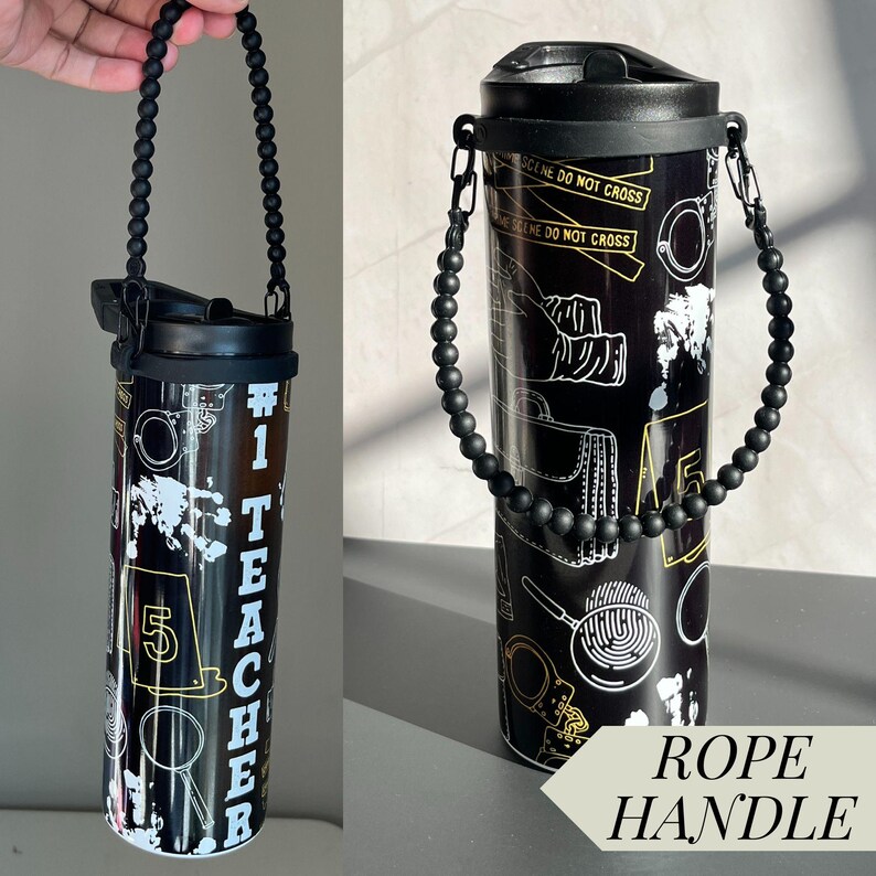 Custom Forensic Science Gift True Crime Junkie 20 Oz Stainless Steel ...