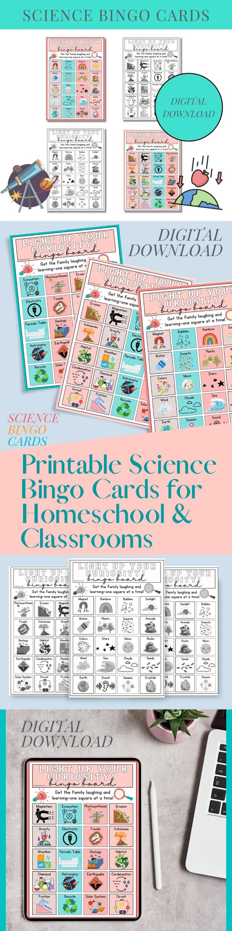 Printable Classroom Activity Teaching Resource Digital Download Science ...
