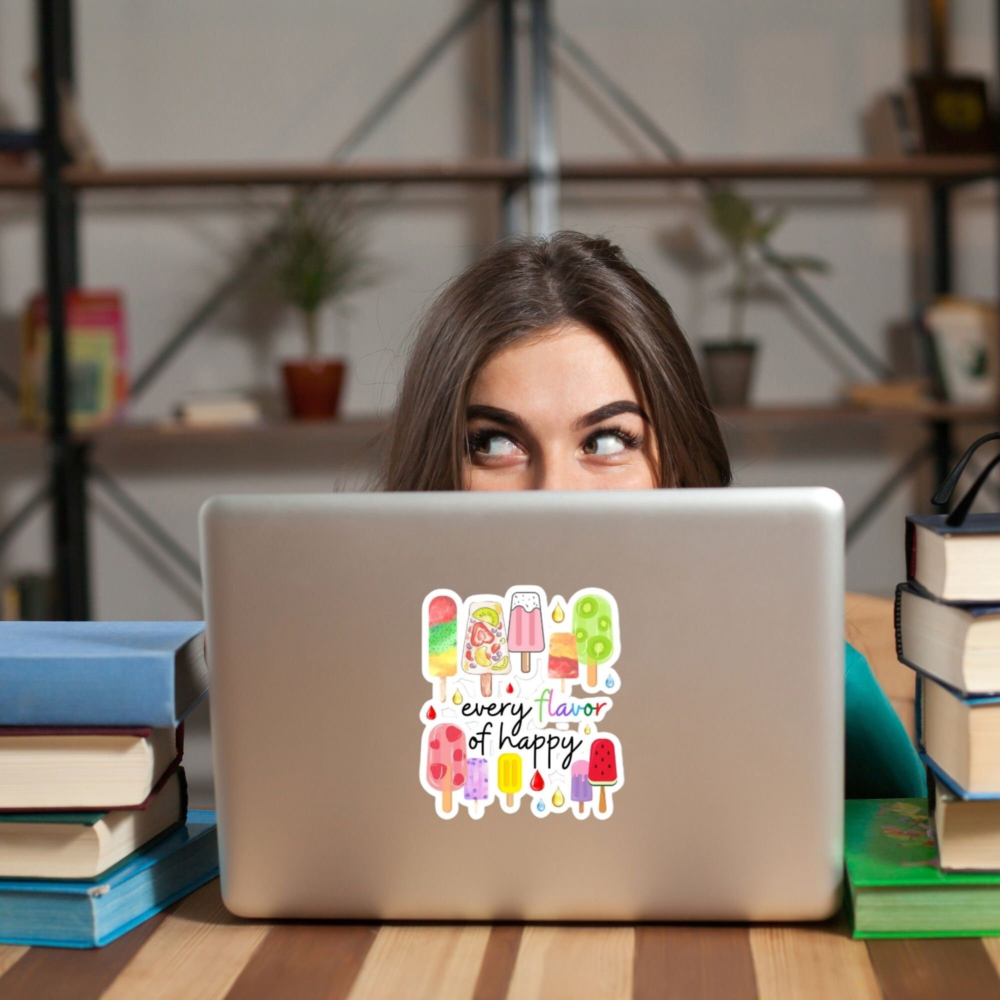 Popsicle Sticker Party Favor Ice Cream Kids Stickers Cute Food Stickers ...