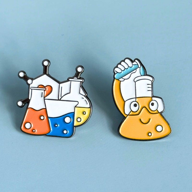 Chemistry Enamel Pin - Etsy