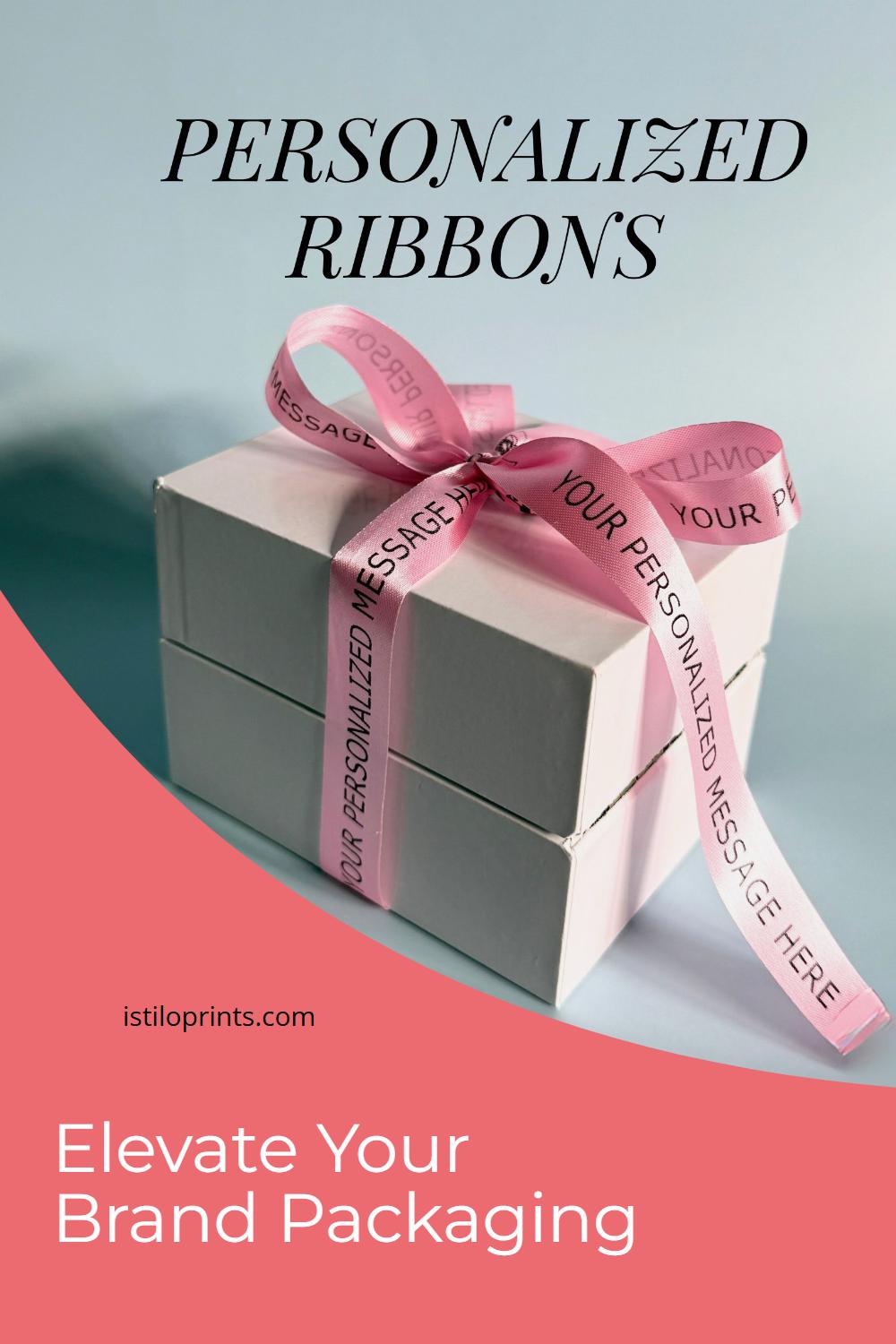 Custom Corporate Ribbon Personalized Event Ribbon Company Logo Ribbon ...