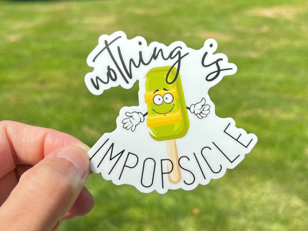 Funny Popsicle Sticker for School Water Bottle Tumbler Lunch Box ...