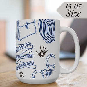 True Crime Fan Gift CSI Coffee Mug Forensic Investigator Gift Crime Lab ...