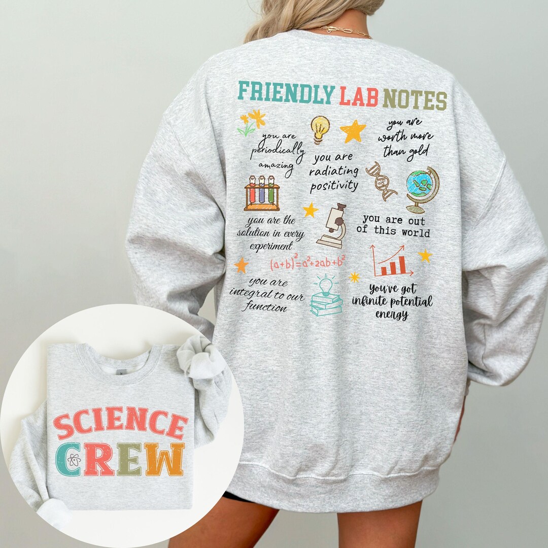 Science Fair Sweatshirt STEM Team Crewneck Science Club Shirt Back to ...