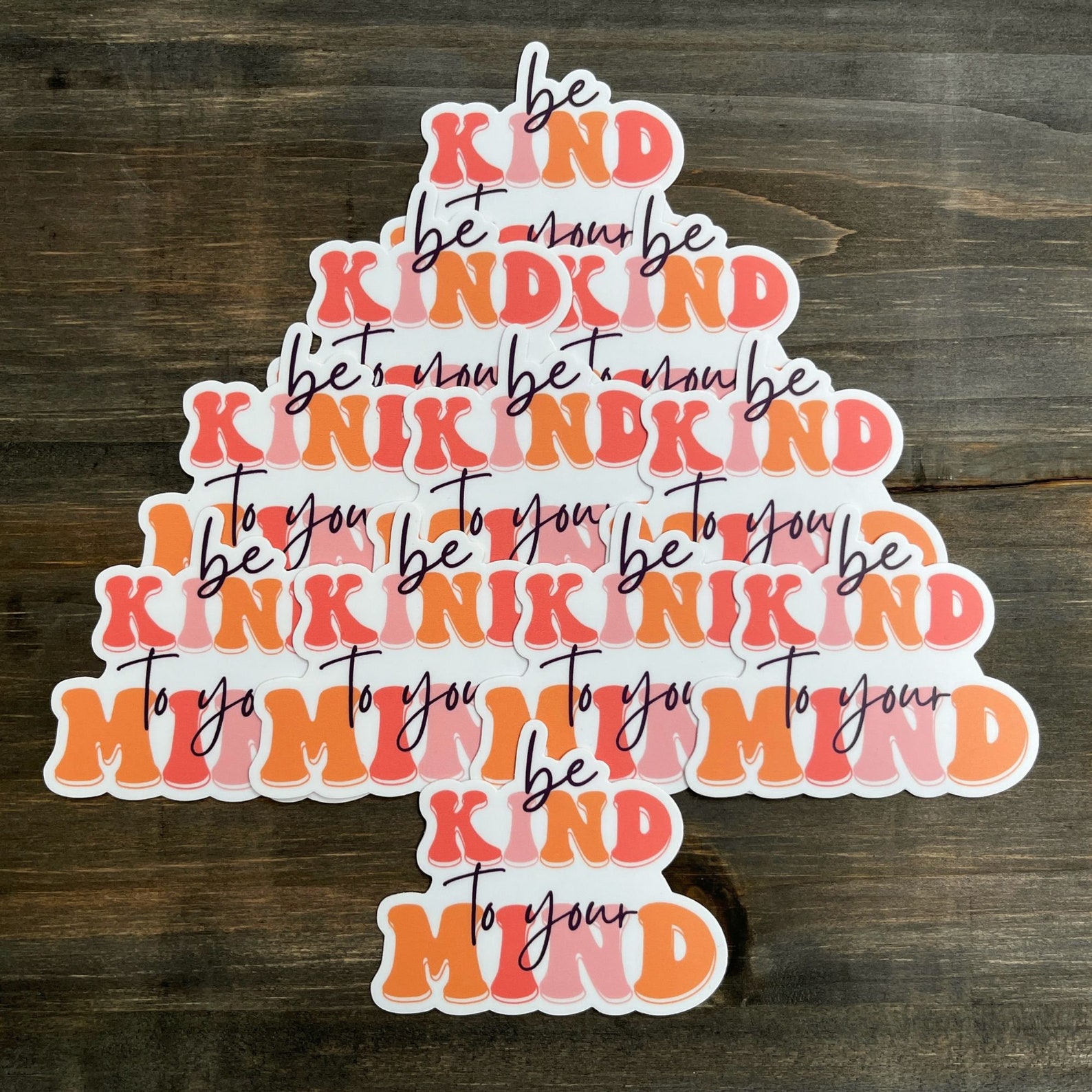 Mental Health Sticker, Be Kind to Your Mind Sticker, Laptop Sticker ...