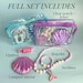 Mermaid Party Favor Gift Set Pearl Jewelry Party Bag Birthday Gift Girl ...