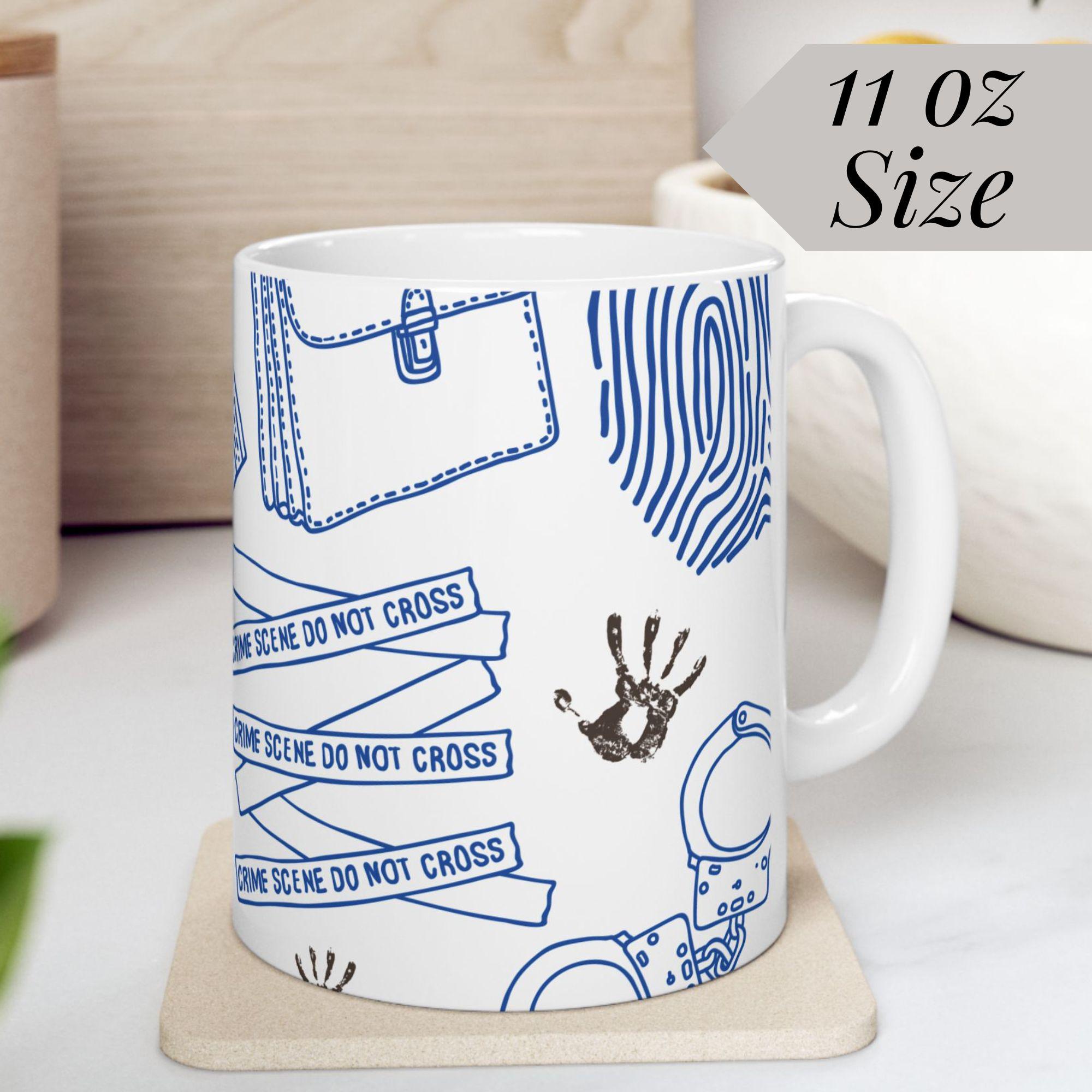 Forensic Science True Crime Mug Crime Scene Investigator Coffee Cup ...