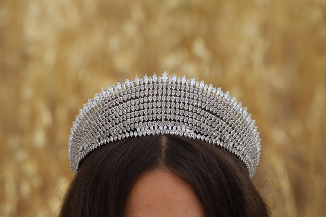 Arabic Wedding Crown, Diamond Royal Bridal Tiara, Princess Tiara for ...
