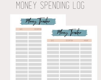 Daily Money Tracker | Etsy