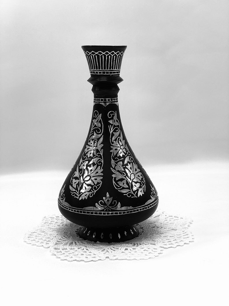 PERSIAN Vase HANDMADE Curio Home Décor Handicraft Etched Collectable ...