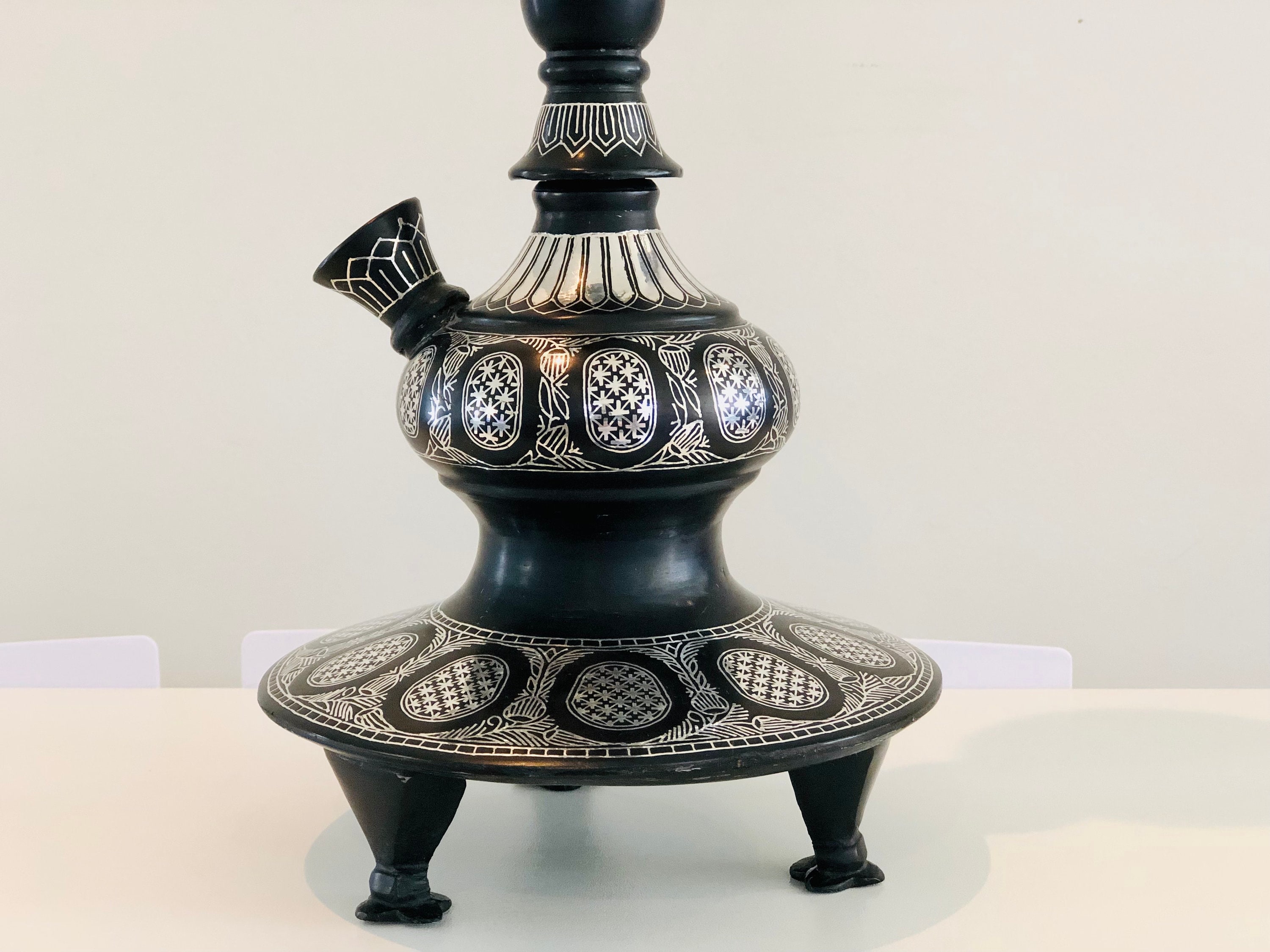 Persian HOOKAH Moroccan SHISHA Vintage Hookah Water Pipe Kalian ...