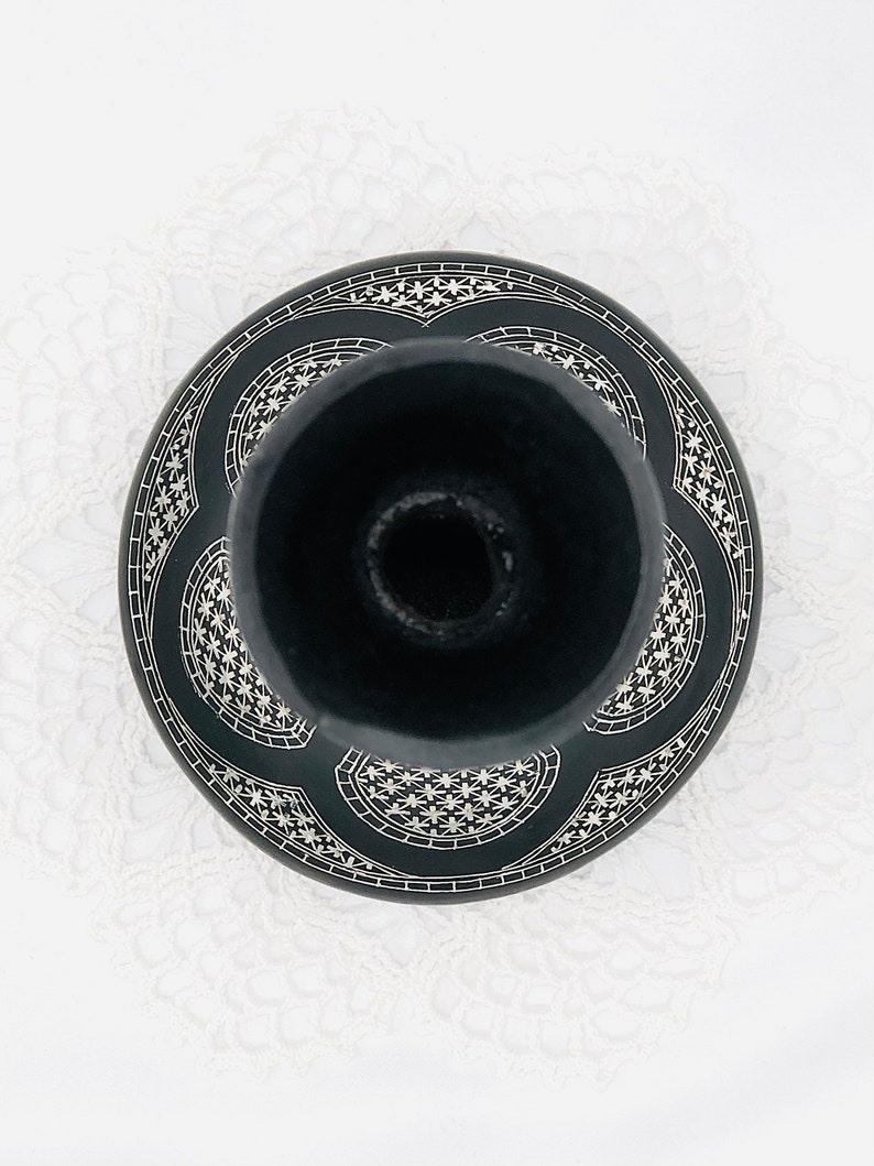 Handmade Vase Persian | Home Décor | Etched Handicraft | Bidriware ...