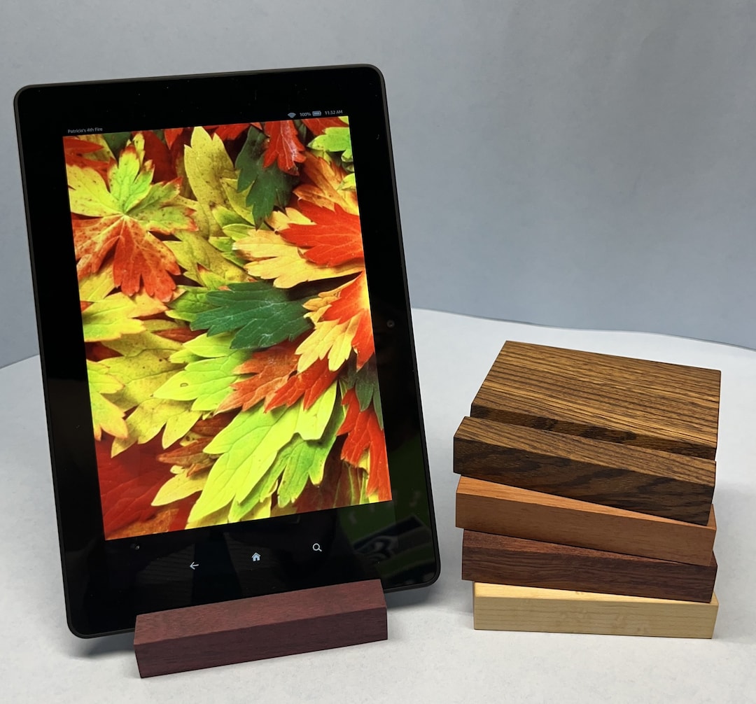 Tablet Stands | Exotic Woods | Use for Ipad, Kindle and Nook - Etsy