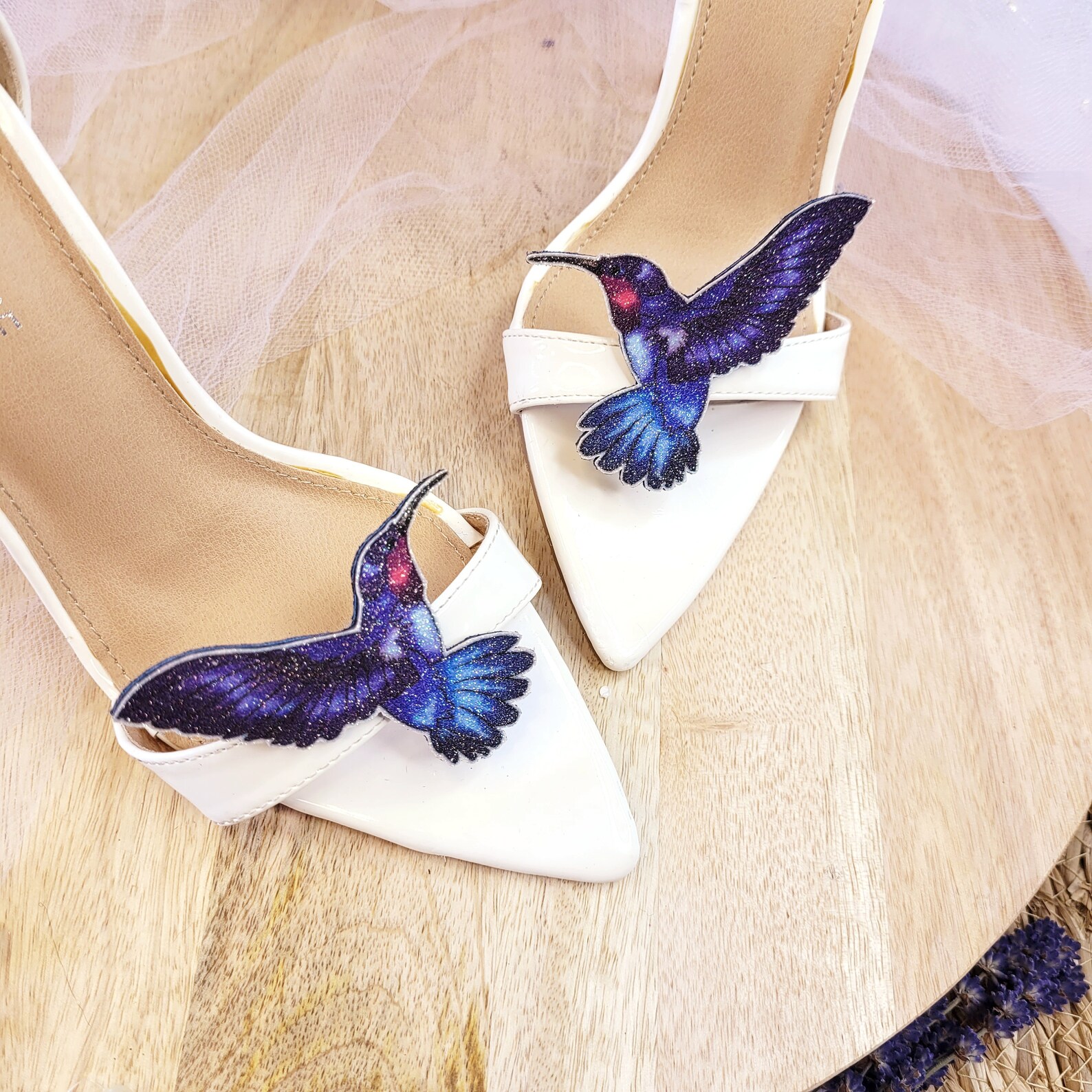 Hummingbird Shoe Clips Glitter Shoe Clips Bird Accessories - Etsy