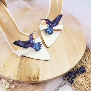 Hummingbird Shoe Clips Glitter Shoe Clips Bird Accessories - Etsy