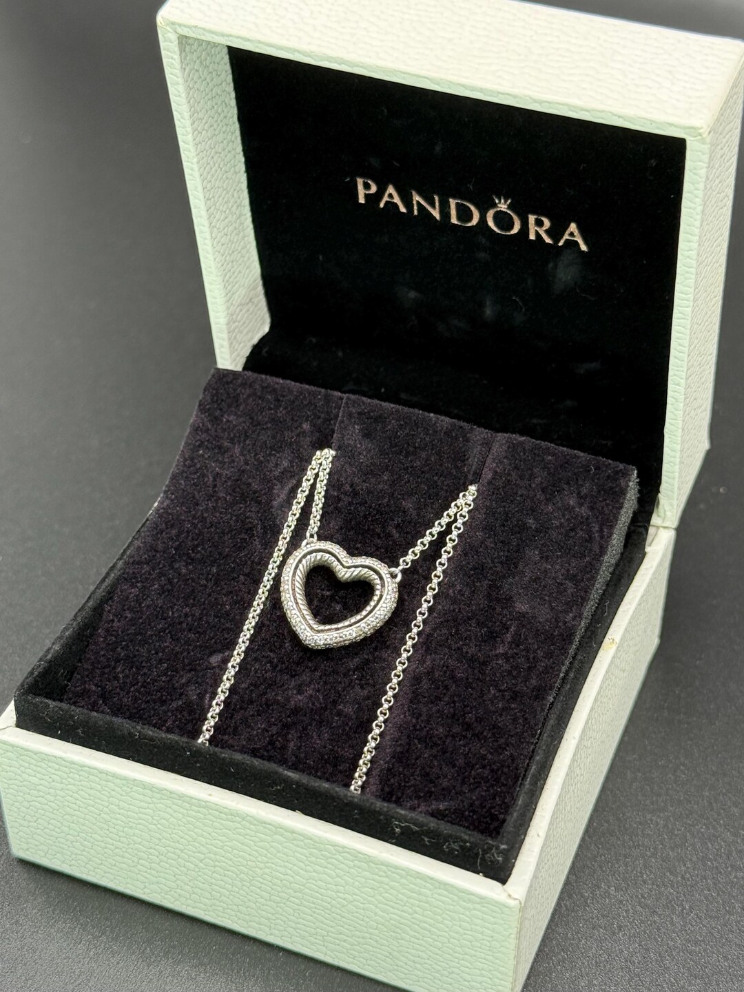 Collana vintage Pandora in argento sterling con ciondolo a forma di ...