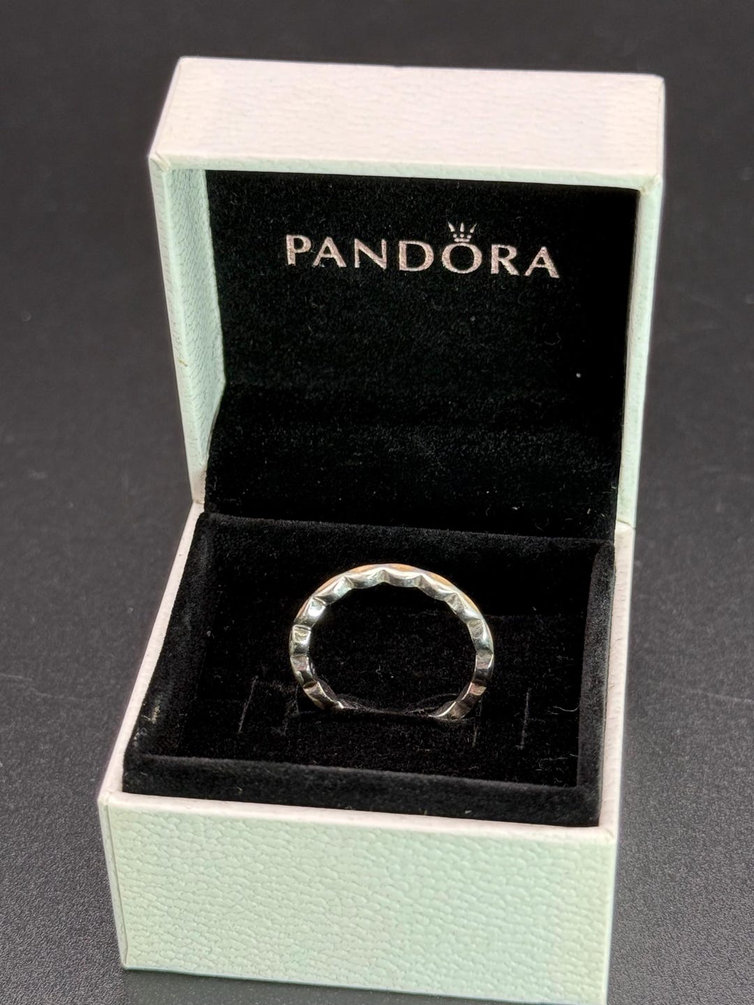 Vintage Pandora Sterling Silver Enamel Buckle Ring (size 54) - Etsy UK