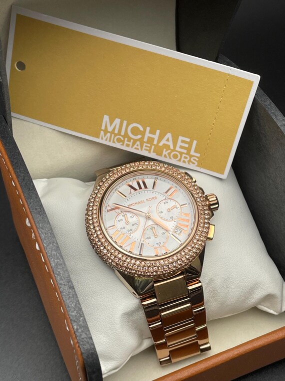 Michael kors gold plated watch store