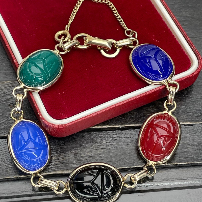 Scarab Bracelet - Etsy