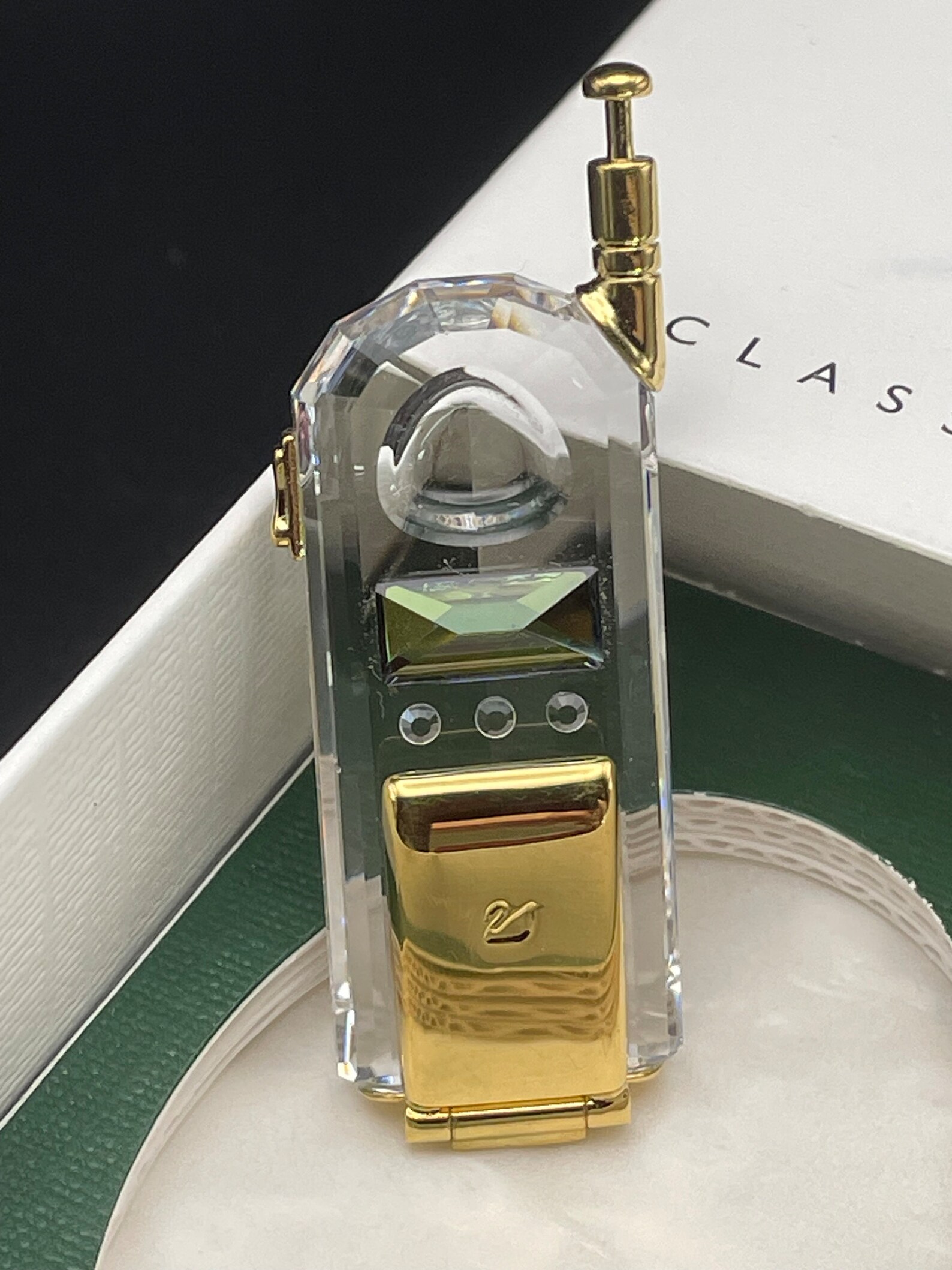Vintage Swarovski Crystal Mobile Phone Figurine, Classics Collection ...