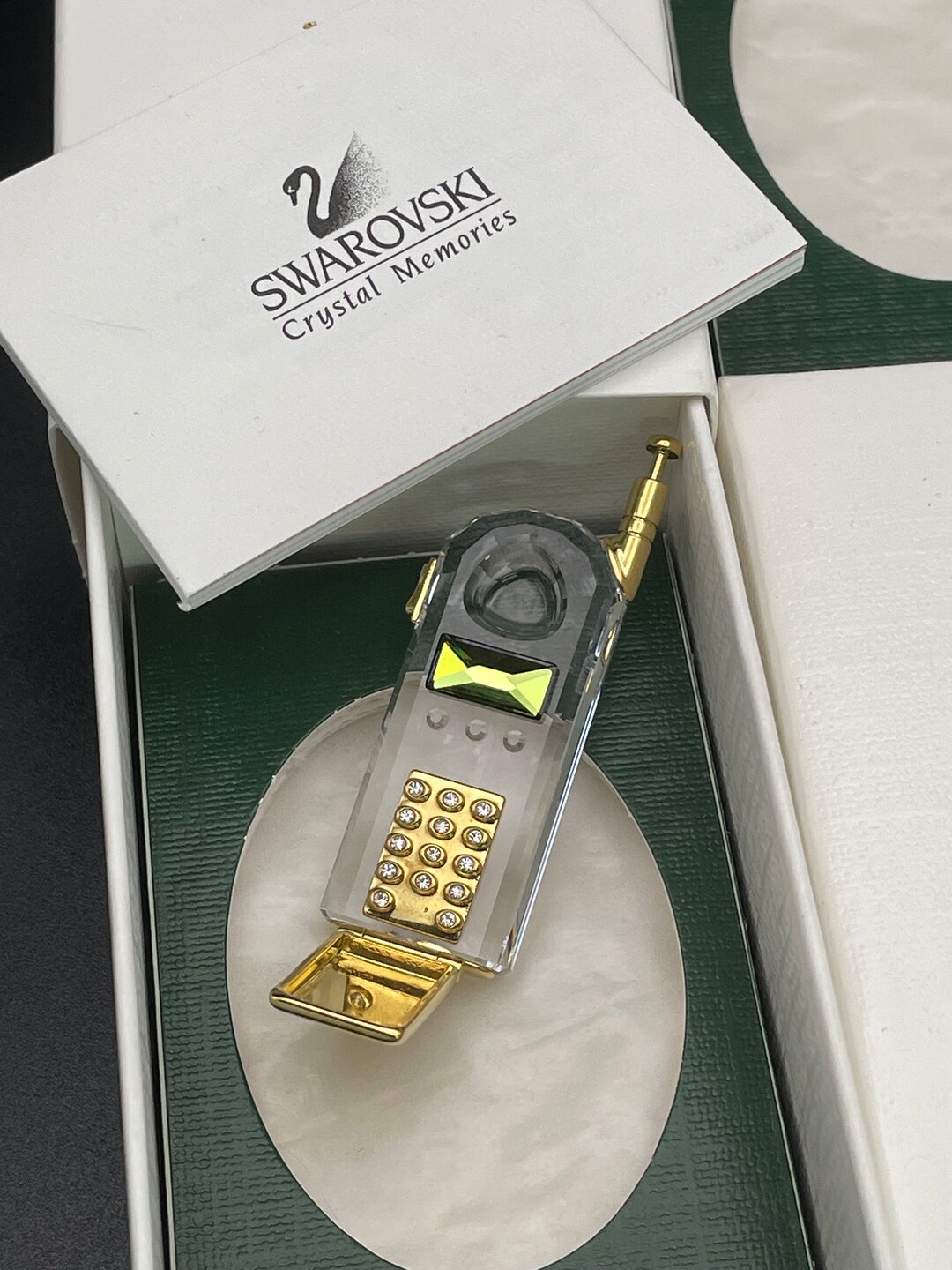 Vintage Swarovski Crystal Mobile Phone Figurine, Classics Collection ...