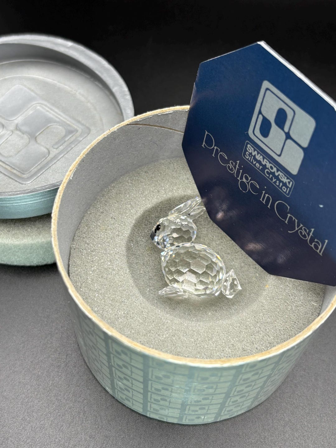 Vintage Swarovski Crystal Rabbit Figurine, Small Luxury Decor (boxed ...
