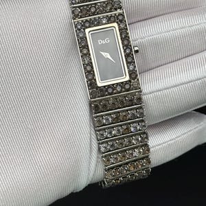 Vintage Dolce & Gabbana Crystal Bracelet Watch, Silver-tone - Etsy