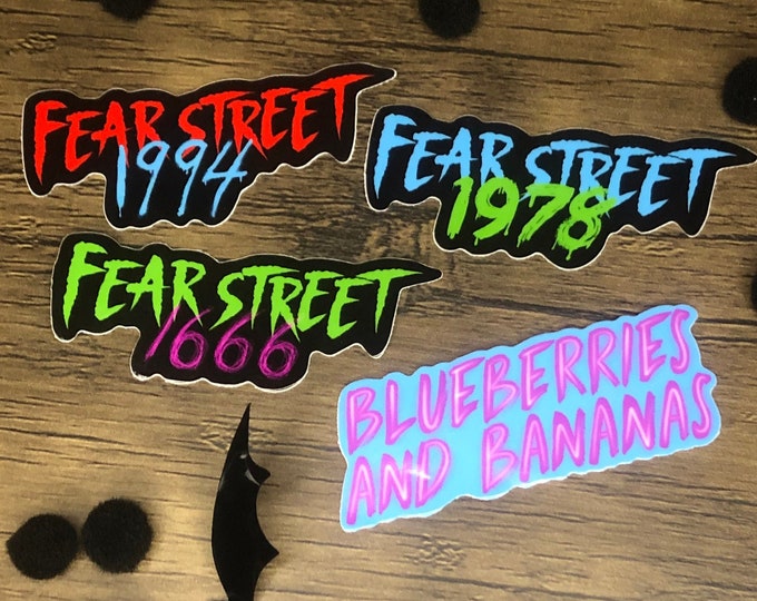 Fear Street Sticker Pack, R. L. Stine - Etsy