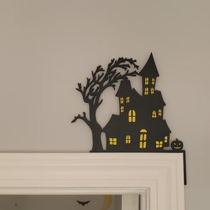 Spooky Haunted House Door Frame Decoration. Halloween Home Decor - Etsy