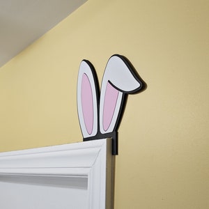 Bunny Ears Door Frame Decoration. 1 Flopped Ear Style. Cute Easter ...