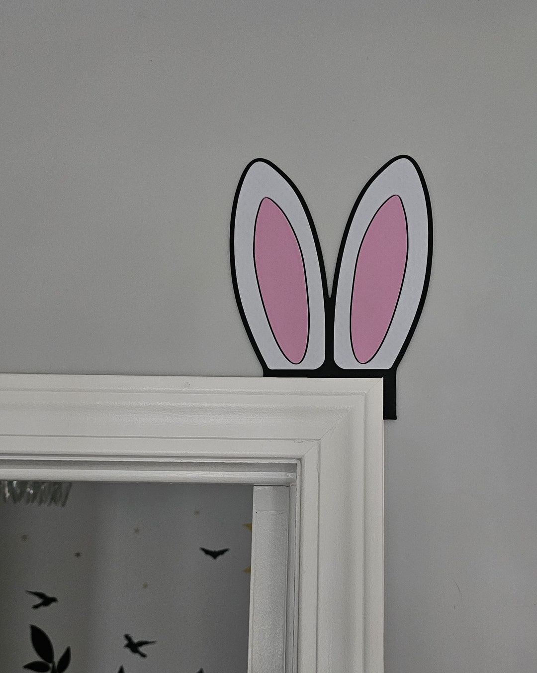 Bunny Ears Door Frame Decoration. 2 Standing Ear Style. Cute Easter ...
