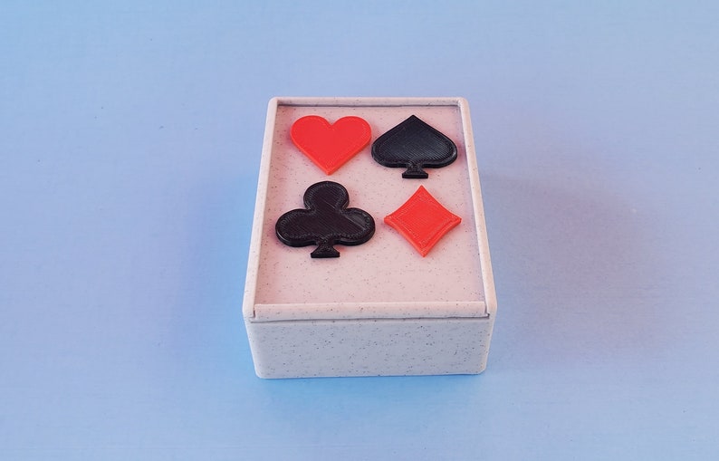 Playing Card Storage Box. 3d Printed PLA Plastic Container for - Etsy