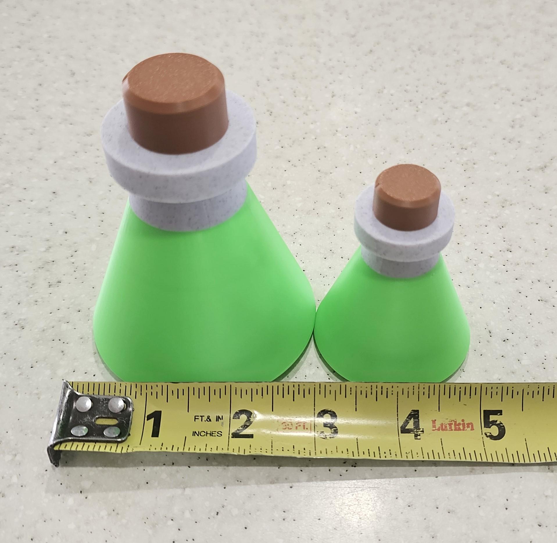 Mini Potion Bottle Shaped Stash Jar. Alternative Pill and Vitamin ...