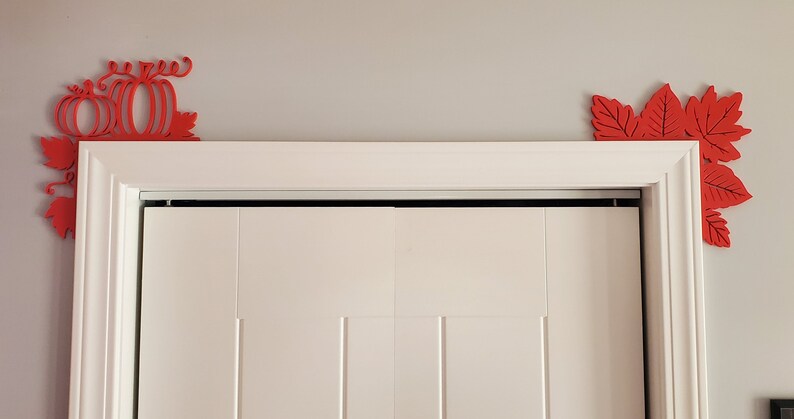 Fall Leaves Door Frame Decoration. Fall Season Decor - Etsy