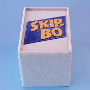 Skip Bo Card Storage Box. 3d Printed PLA Plastic Container for Playing ...