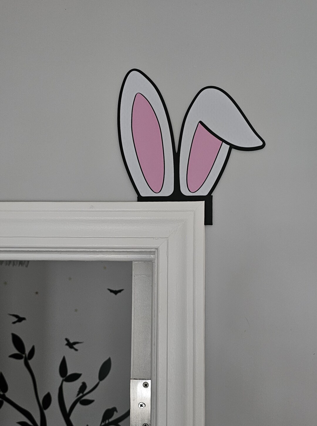 Bunny Ears Door Frame Decoration. 1 Flopped Ear Style. Cute Easter ...