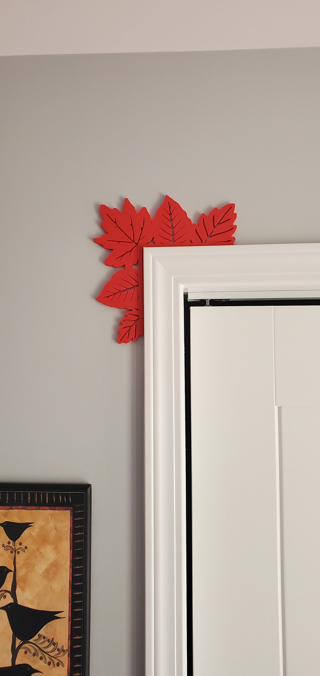 Fall Leaves Door Frame Decoration. Fall Season Decor - Etsy