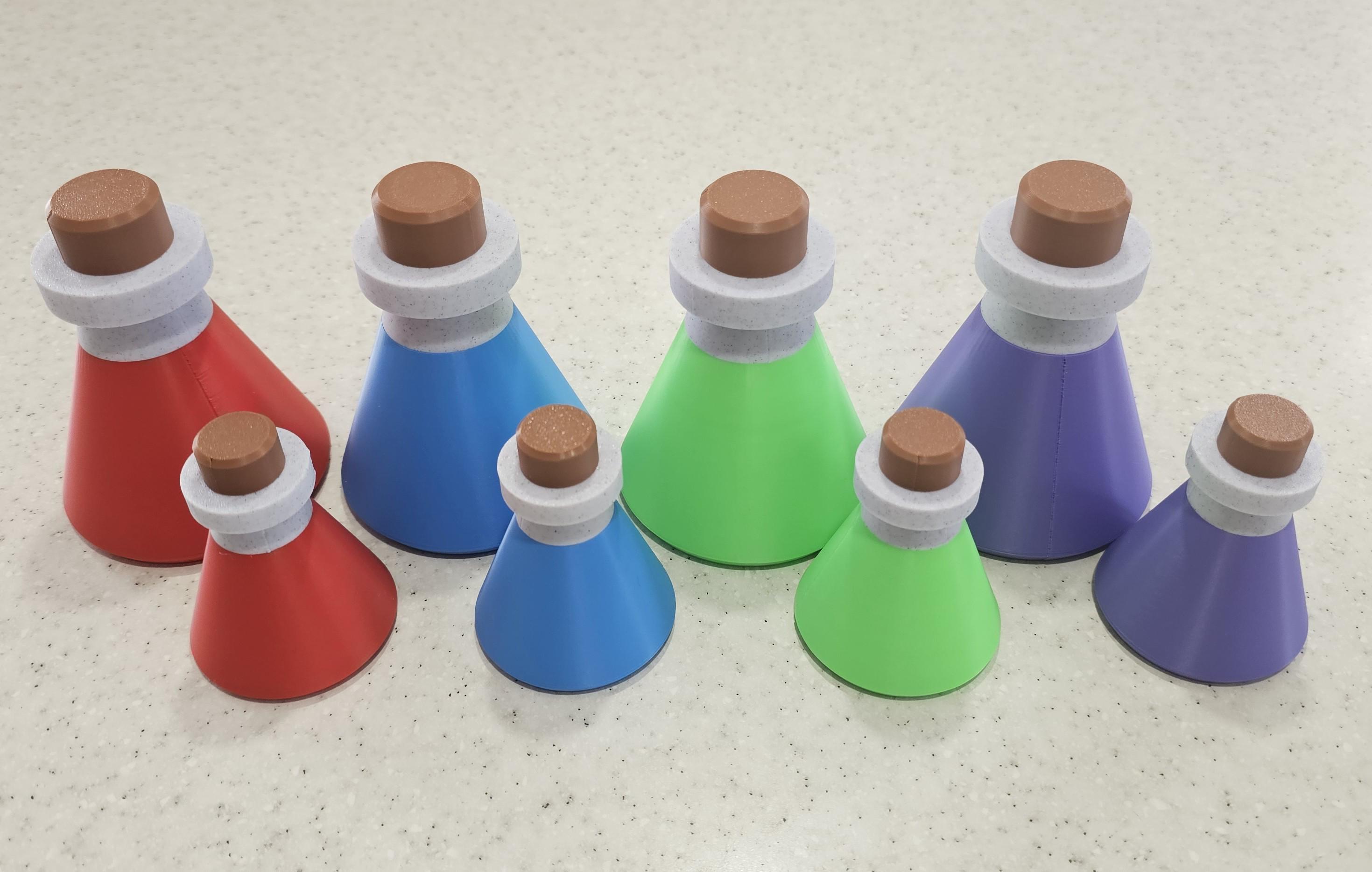 Mini Potion Bottle Shaped Stash Jar. Alternative Pill and Vitamin ...