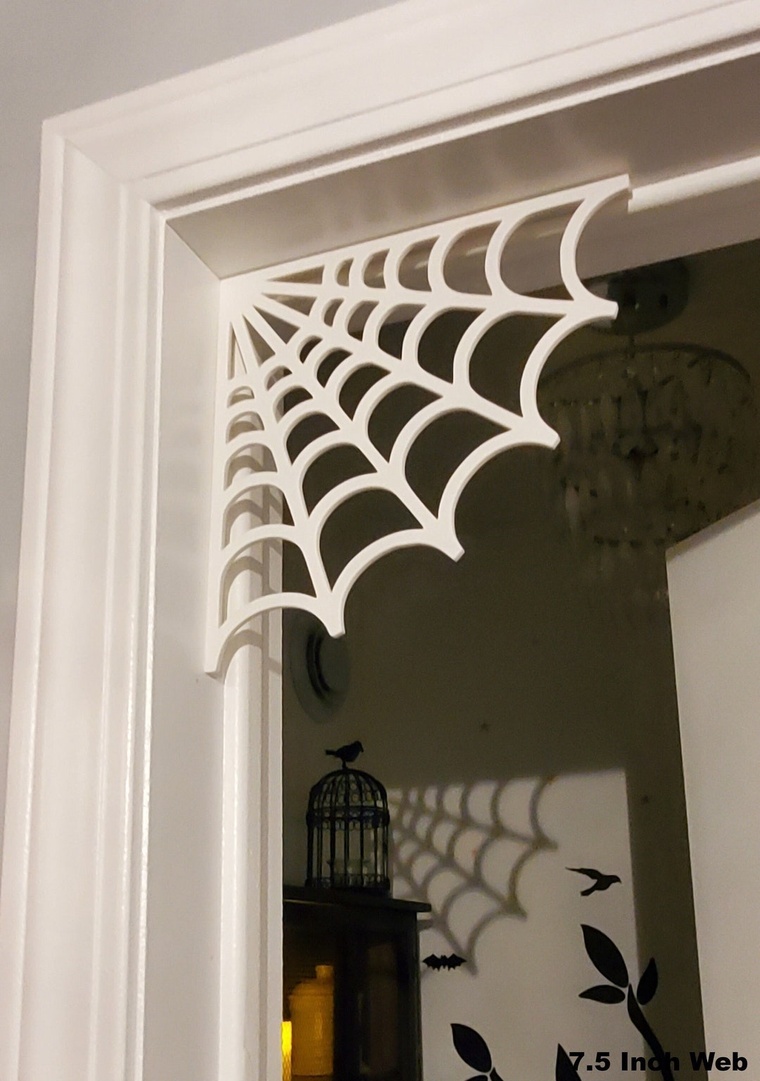 Spider Web Door Frame Decoration. Optional Spider Add on Available ...